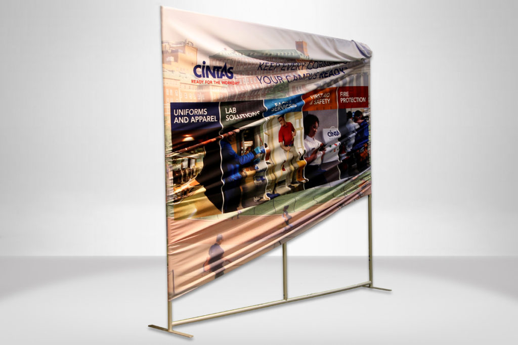 Fabric Pillow Frame Backwall Display - Downing Displays